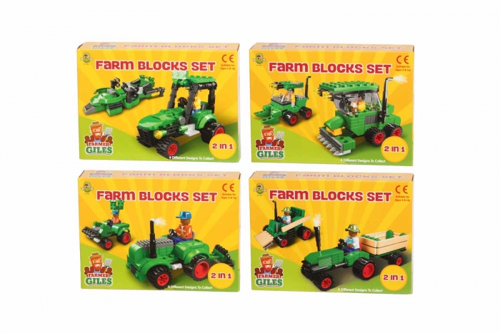 Farm Tractor Block Set - Otterdene Products