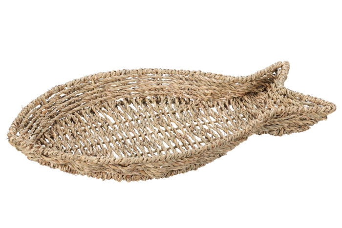 Fish Shape Wicker Tray - Otterdene Products